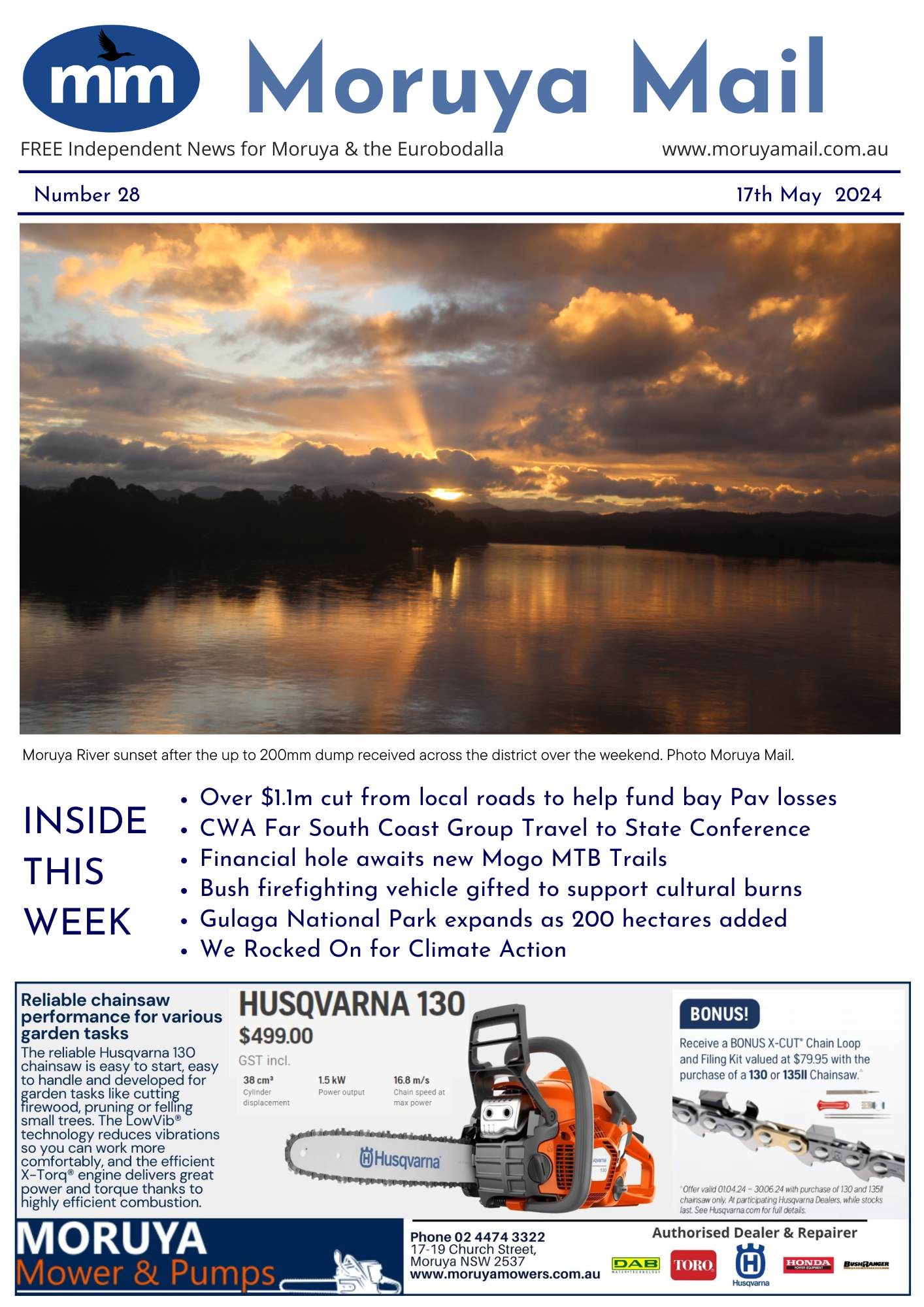 Moruya Mail local independent news and events for the Eurobodalla