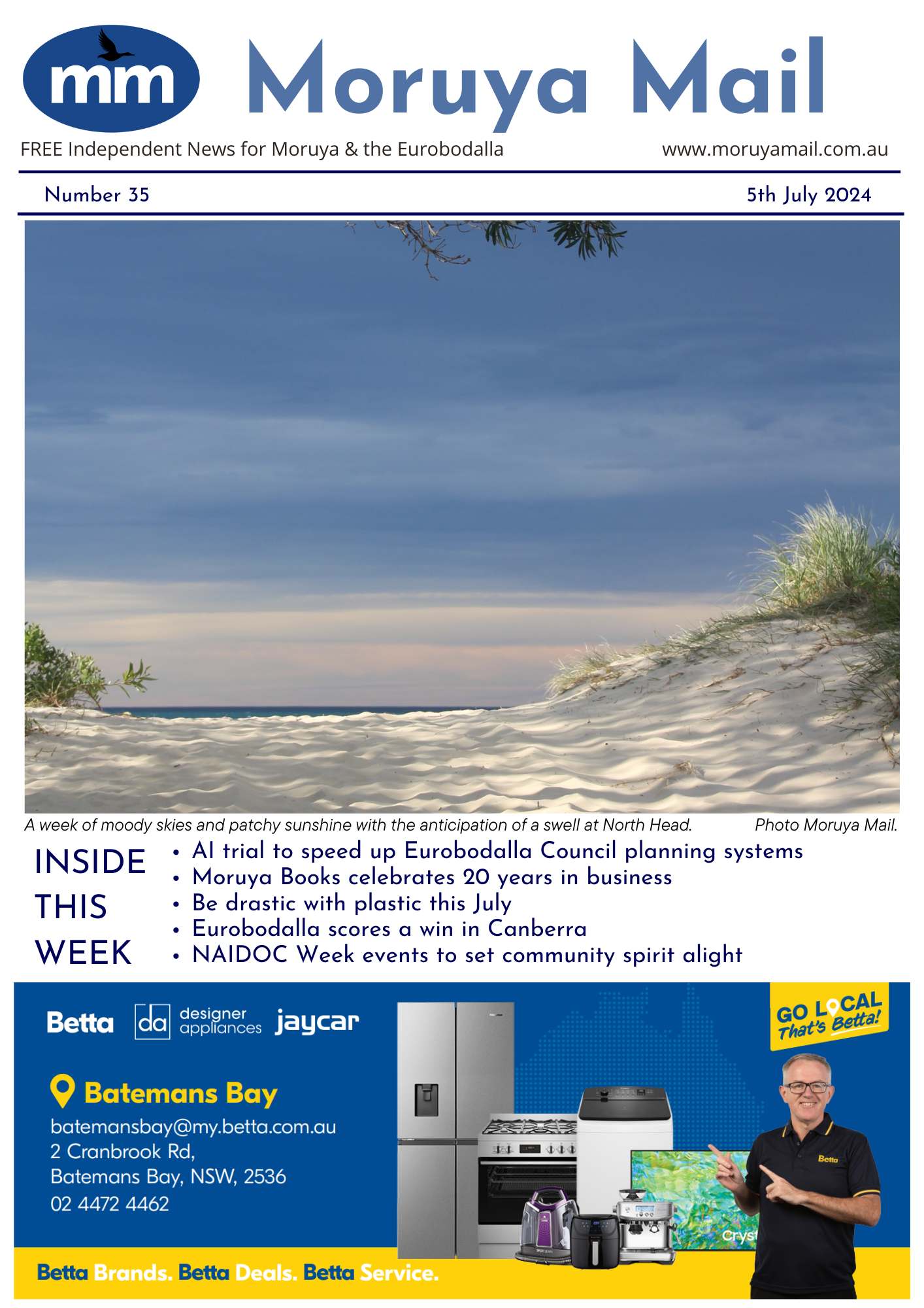 Moruya Mail local independent news and events for the Eurobodalla