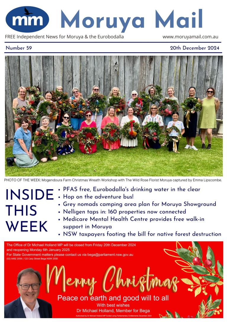 Moruya Mail local independent news and events for the Eurobodalla