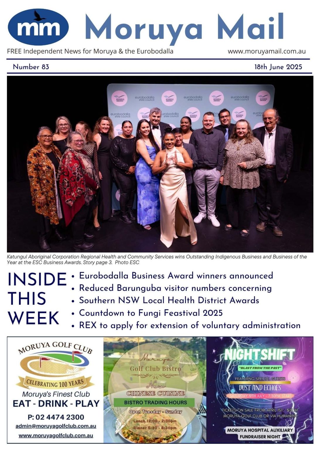 Moruya Mail local independent news and events for the Eurobodalla
